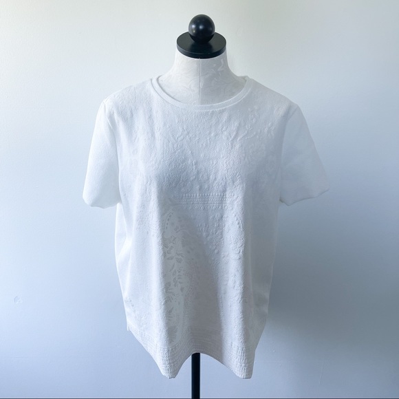 Zara | Tops | Zara Collection White Embroidered Top | Poshmark